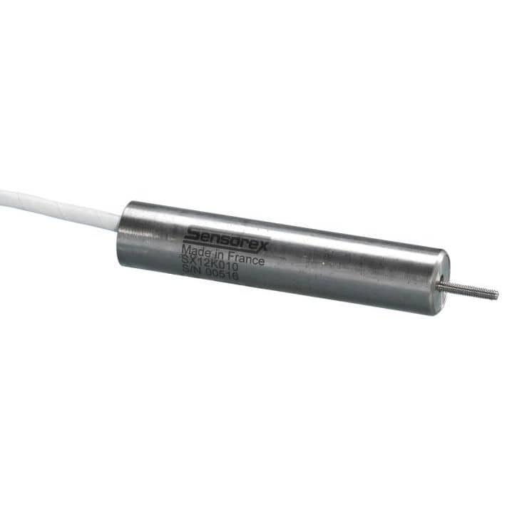Linear displacement sensor - SX12K series - SENSOREX MEGGITT - AC LVDT / analog / transparent