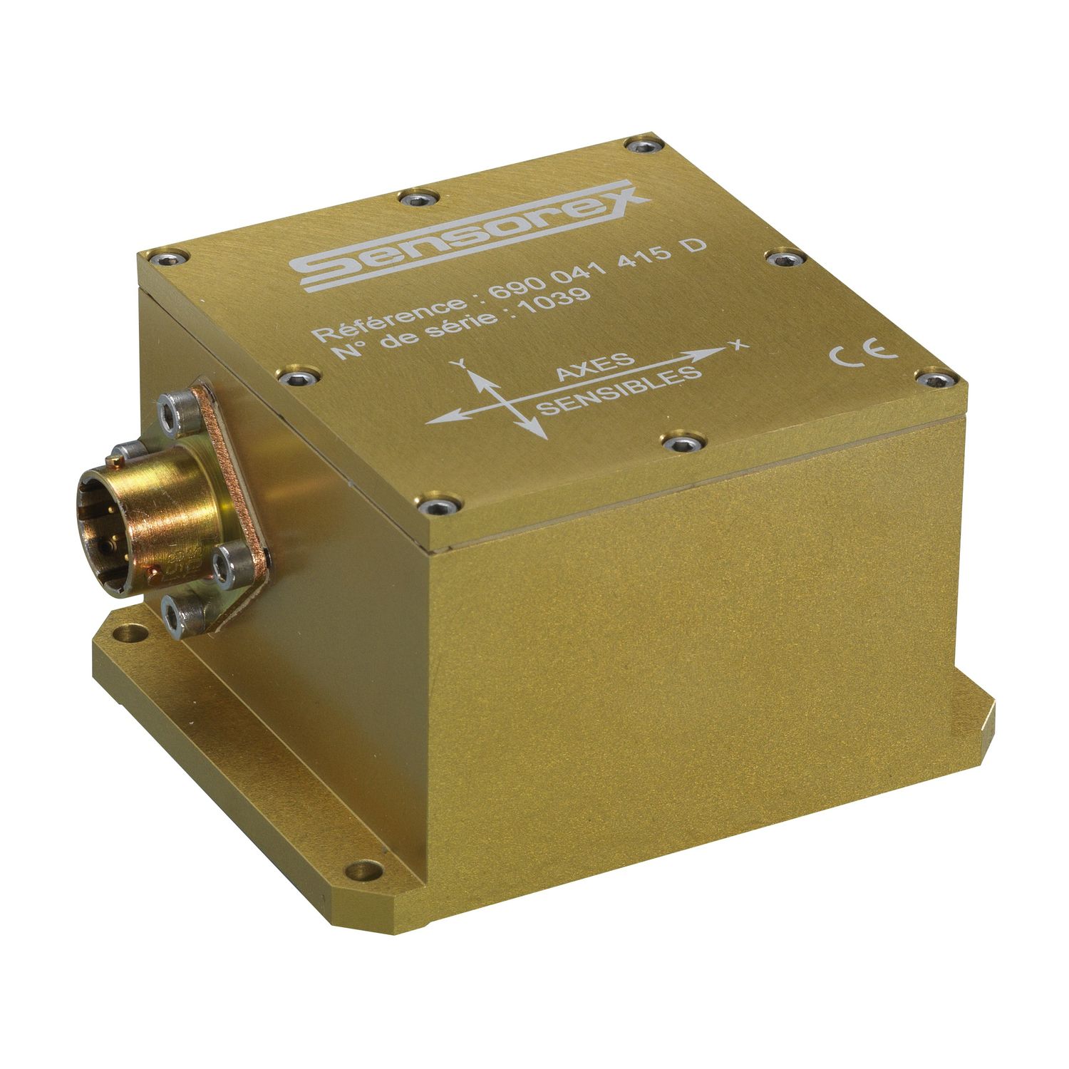 2-axis inclinometer - SX41400 series - SENSOREX MEGGITT - voltage ...