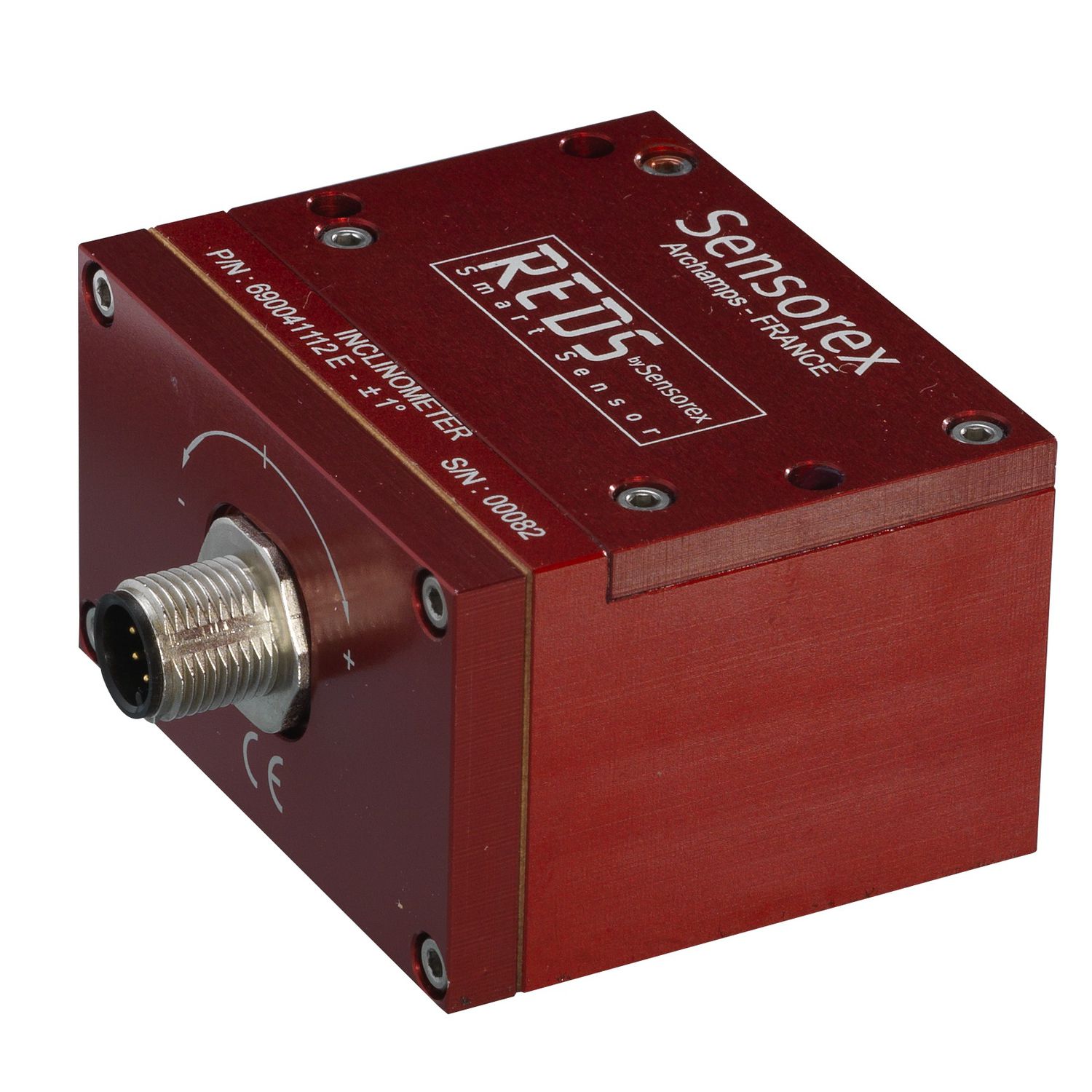 Single-axis accelerometer - SX41800 series - SENSOREX MEGGITT - low-frequency / with built-in ...