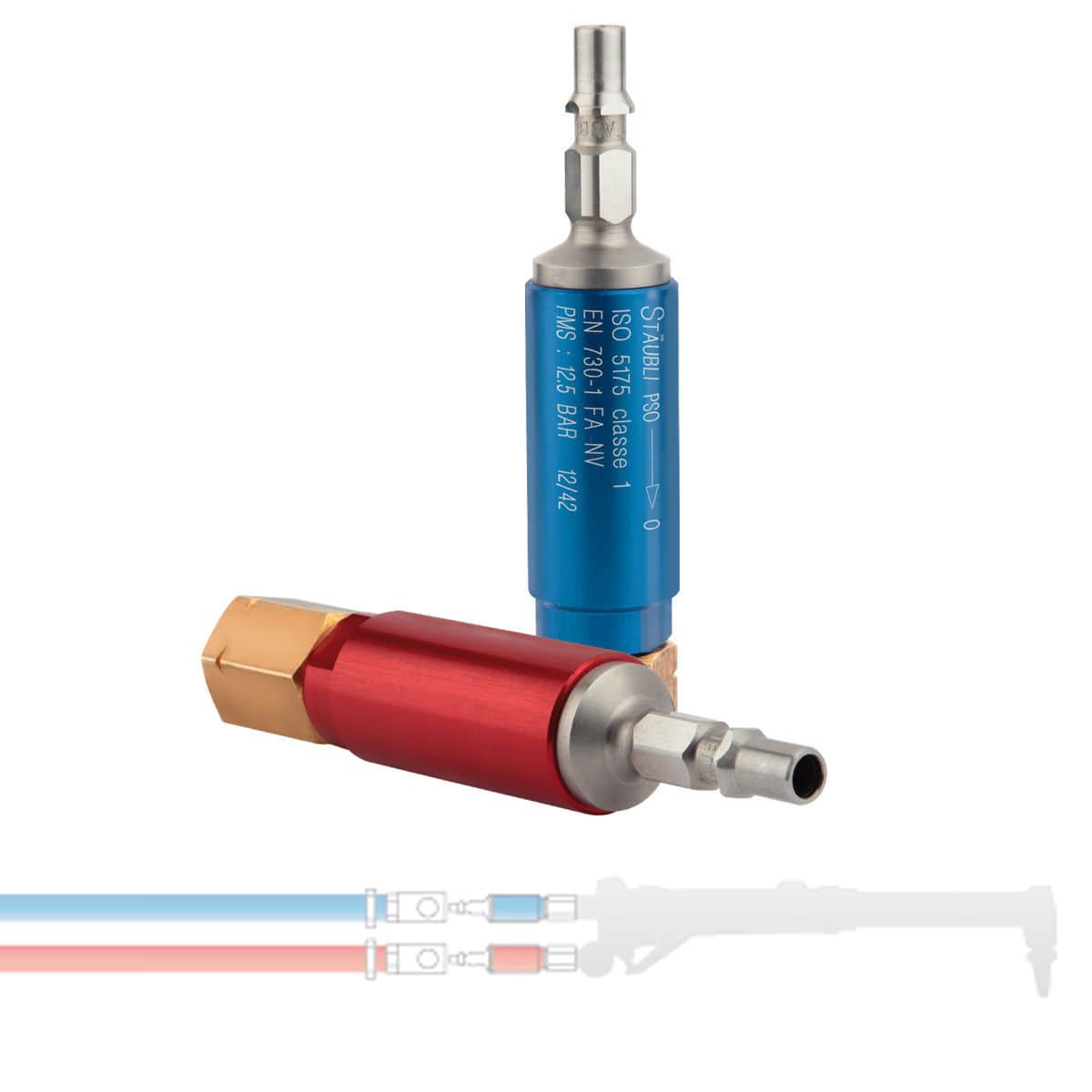 Pneumatic fitting - PSO PSA PSP - Stäubli Fluid Connectors - quick ...