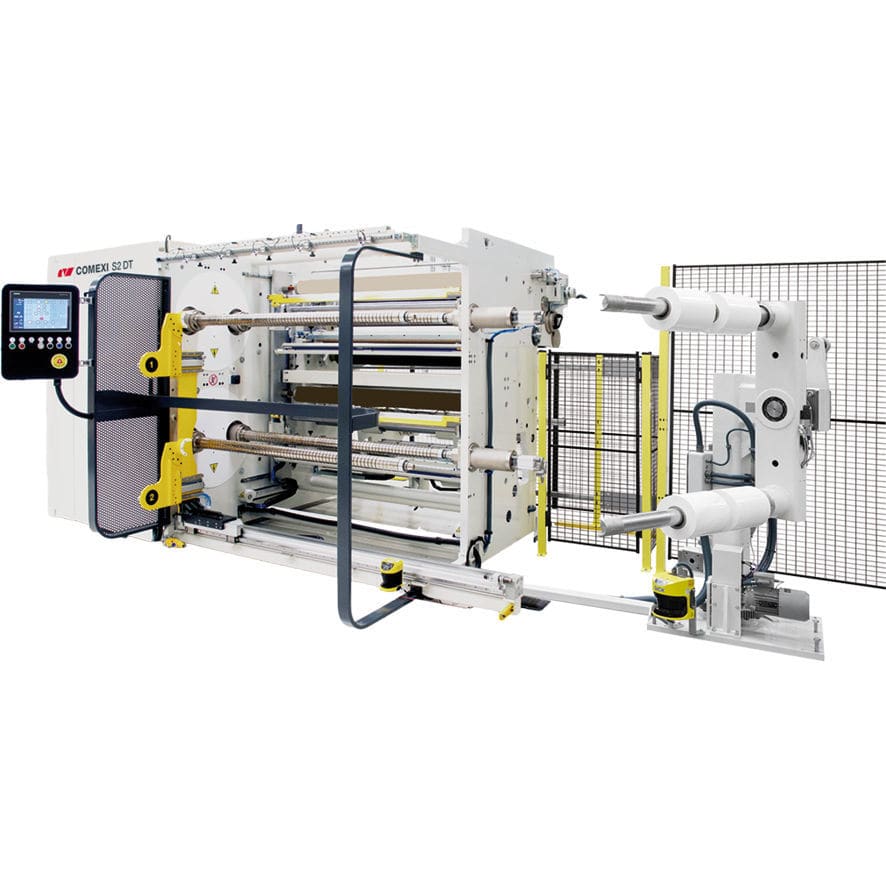 Stretch film slitter-rewinder - S2 DT - Comexi Group Industries - high ...