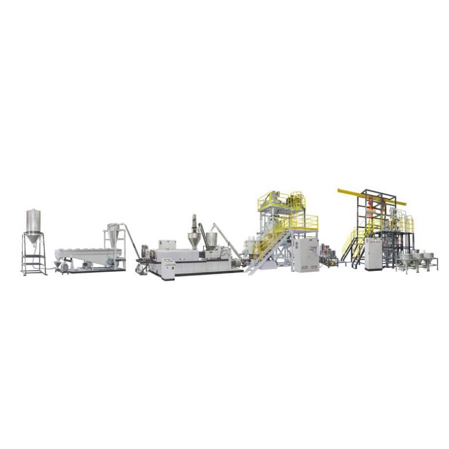 Pelletizing extrusion line - CK-130DT - Cheng Yieu Development ...