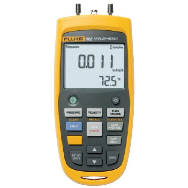 Differential micro-manometer - 922 - FLUKE - digital / rugged / IP40