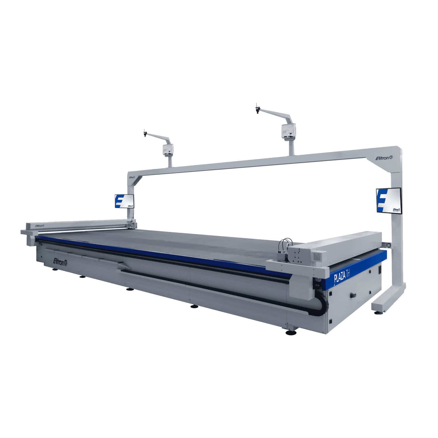 Knife cutting machine - PLAZA Series - Elitron IPM S.r.l. - laser / for ...