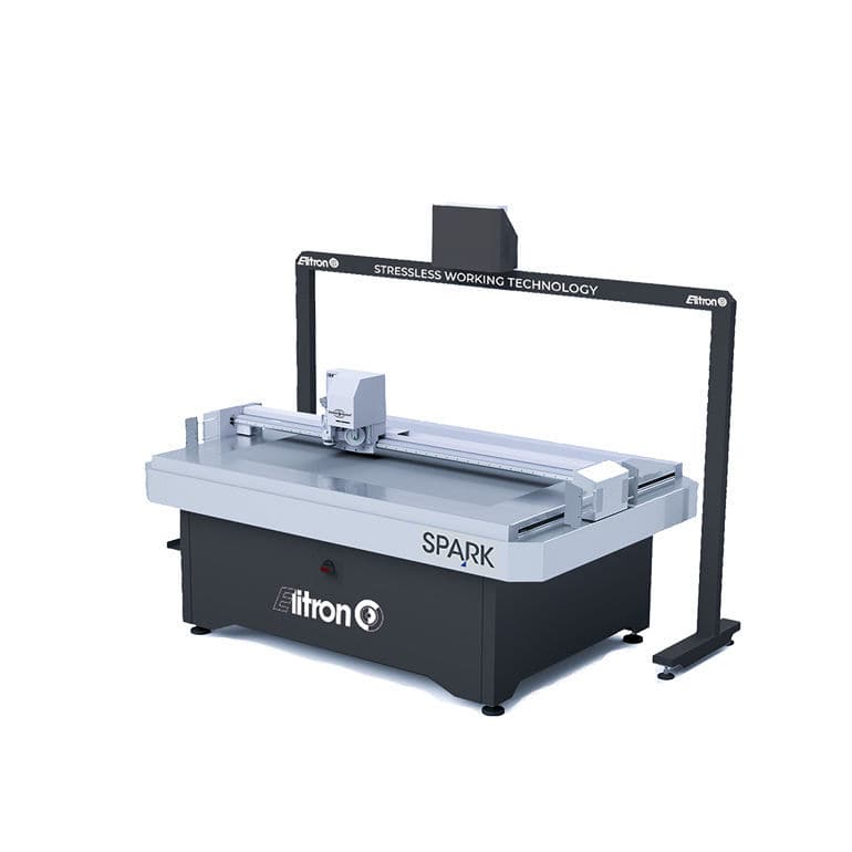 Rotary blade cutting machine - SPARK F - Elitron IPM S.r.l. - for foam ...