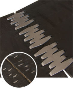 Metal conveyor belt fastener - Multipoints - MLT MINET LACING TECHNOLOGY SA