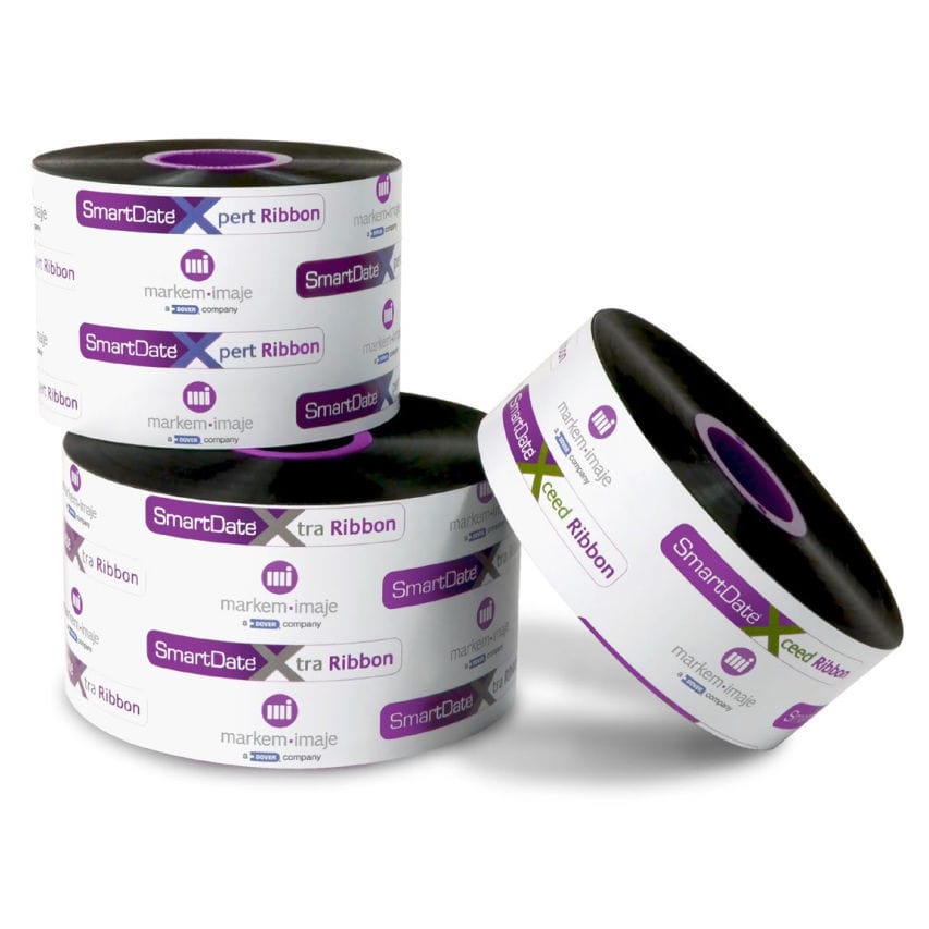 Resin-based thermal transfer ribbon - SmartDate X series - MARKEM-IMAJE ...