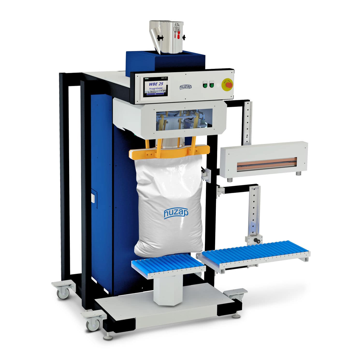 Vertical bagging machine - WBE 25 DDK OS SV - Huzap GmbH - weight / for ...