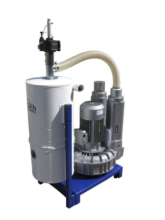 Three-phase hopper loader - MAIN TECH S.r.l. - for plastic pellets