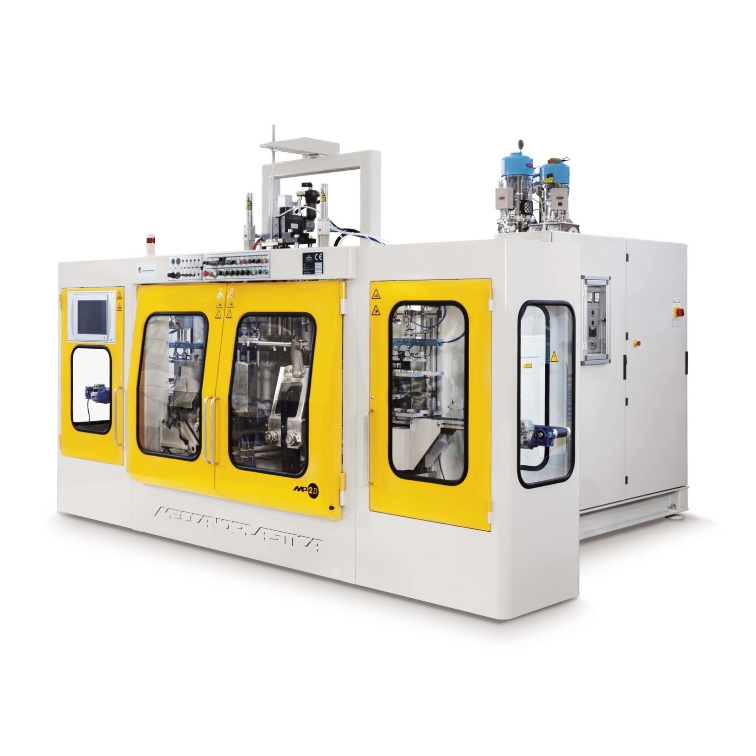 Extrusion blow molding machine - MP2D - MECCANOPLASTICA GROUP - twin ...