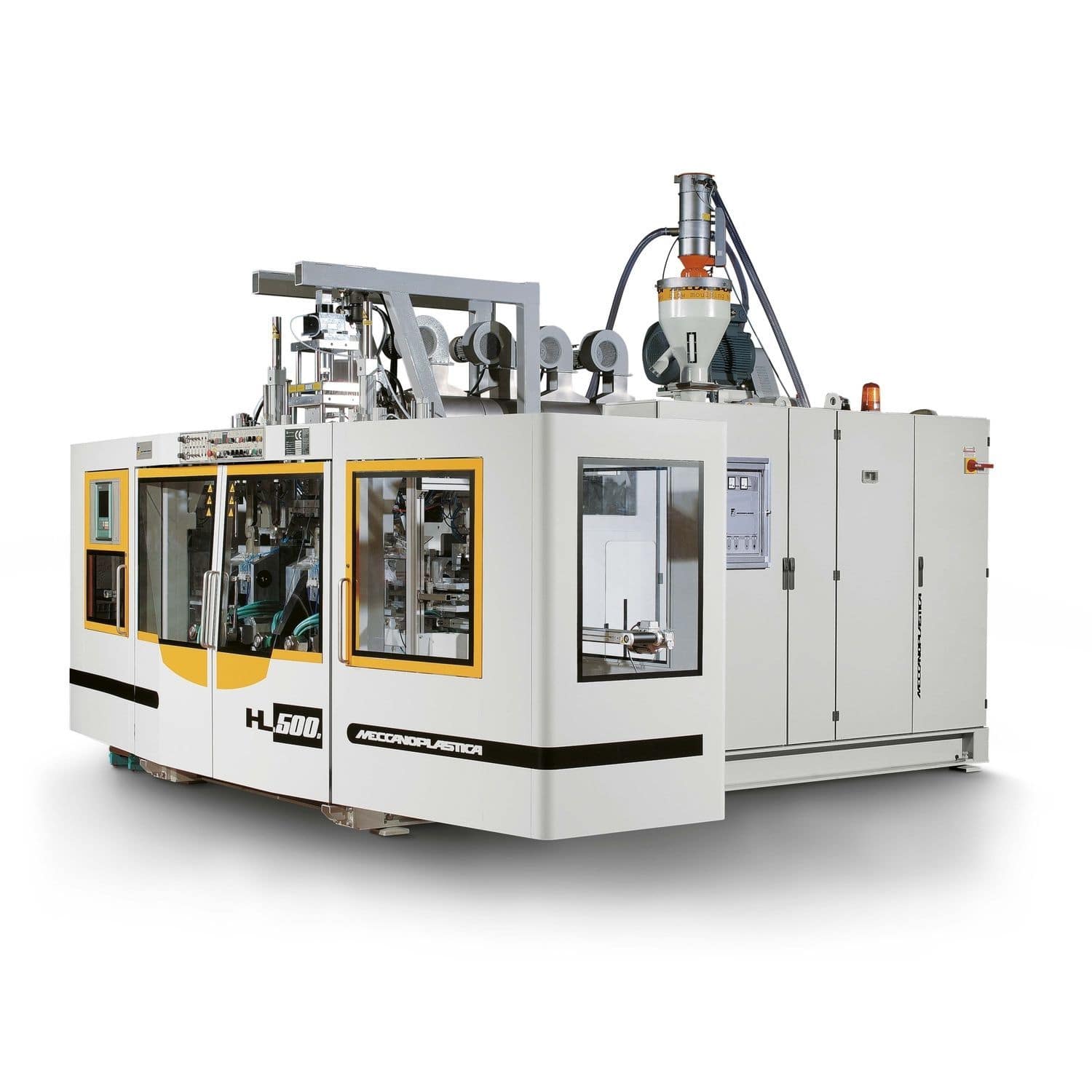 Extrusion blow molding machine - HL500D - MECCANOPLASTICA GROUP - twin ...