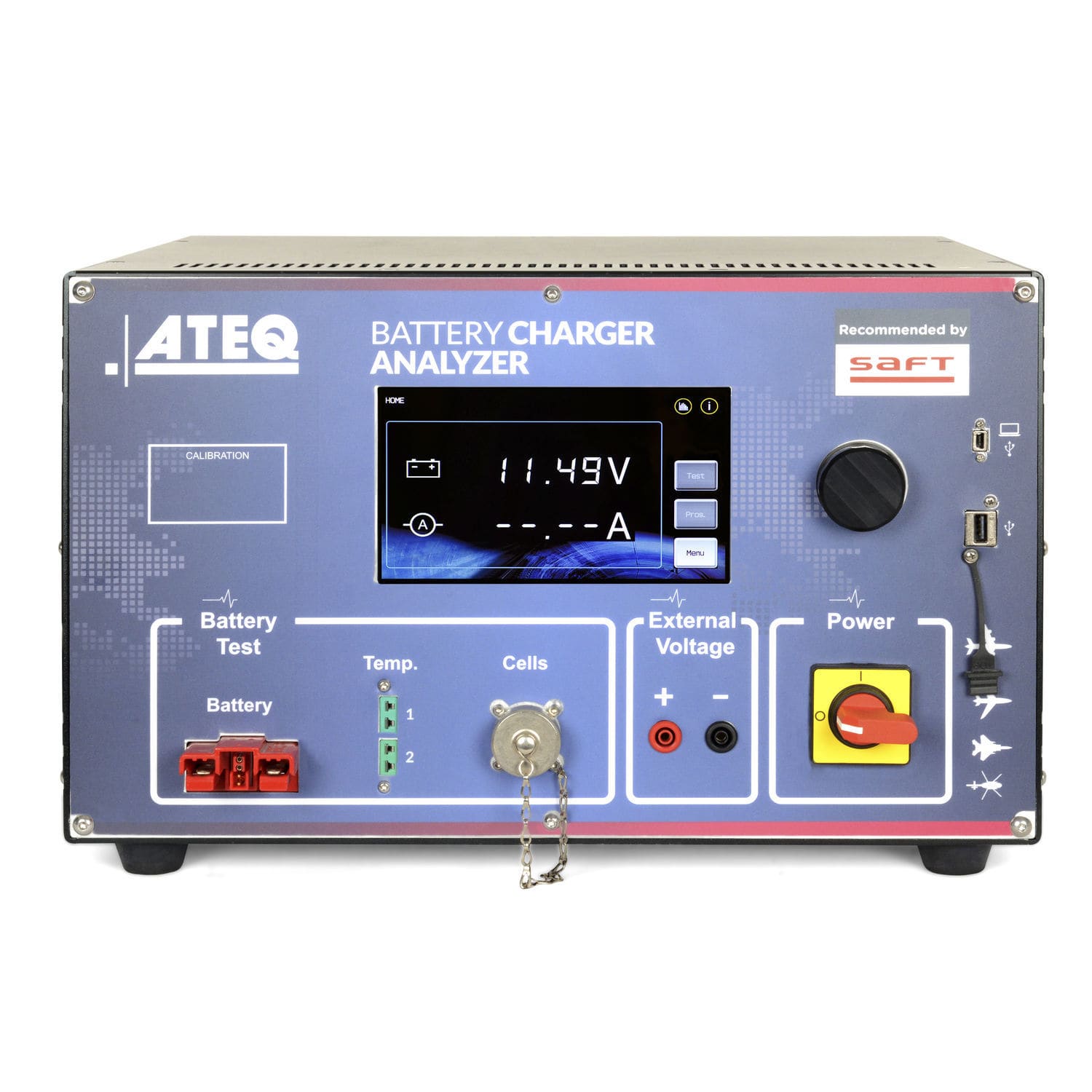 Battery charger for aeronautical applications - ATEQ BCA - ATEQ - desktop
