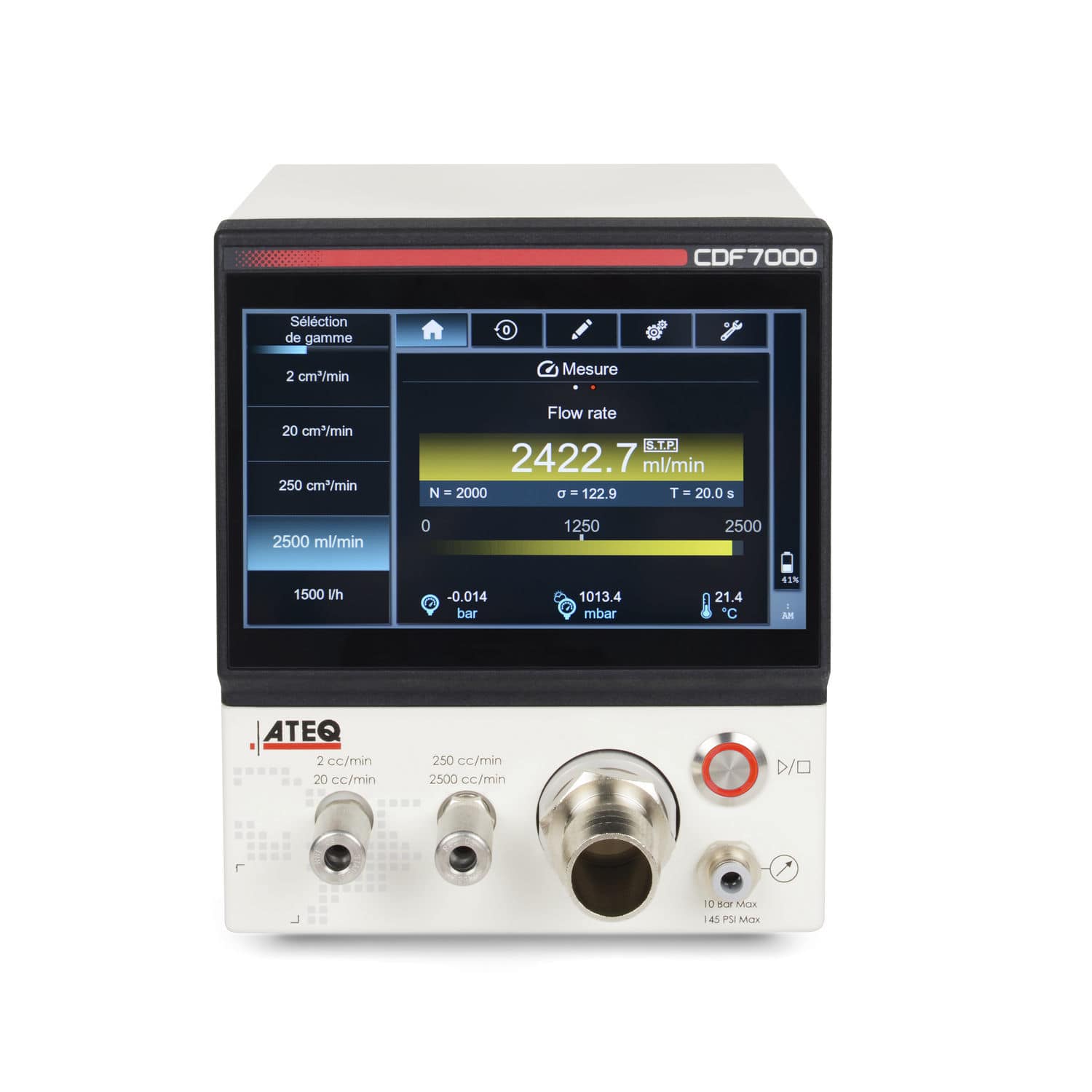 Leak calibrator - CDF7000 - ATEQ - flow / portable / high-precision