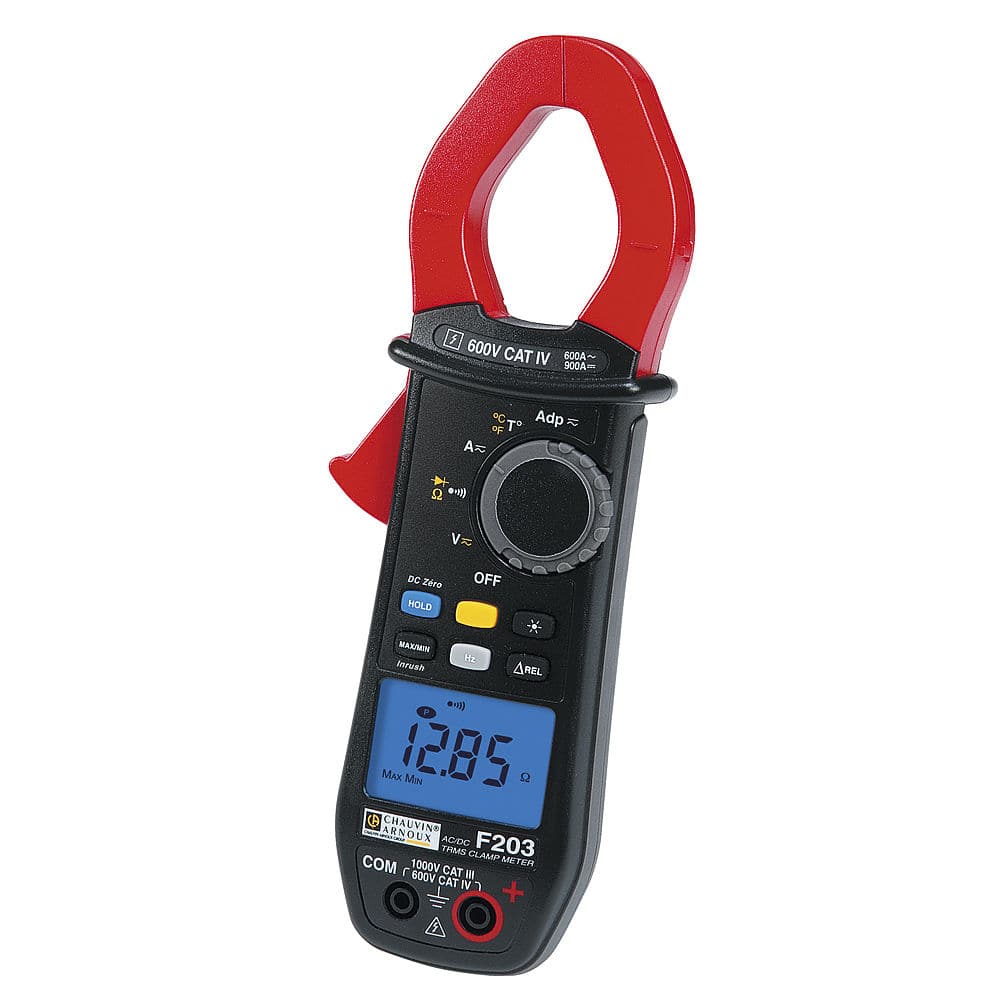 Digital clamp multimeter - F203 - CHAUVIN ARNOUX - portable / 600 V / 1000 V