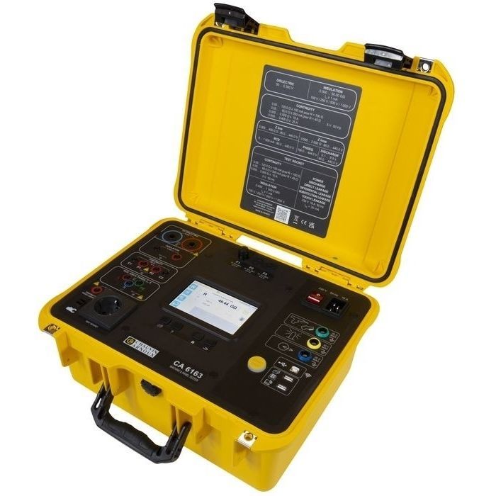 Insulation tester - CA 6163 - CHAUVIN ARNOUX - continuity / dielectric ...