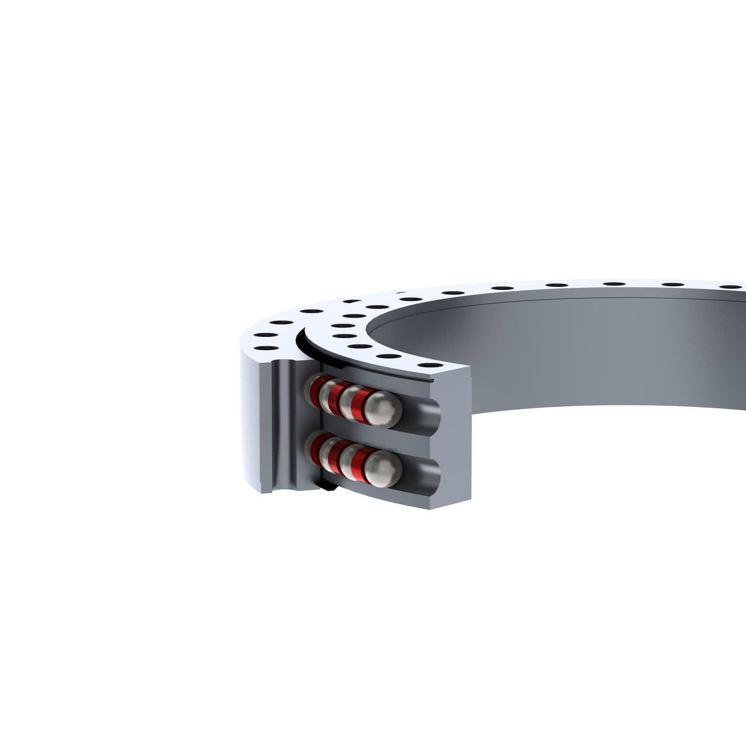 Double-row slewing ring - STANDARD BALL SERIES - DEFONTAINE - ROLLIX ...