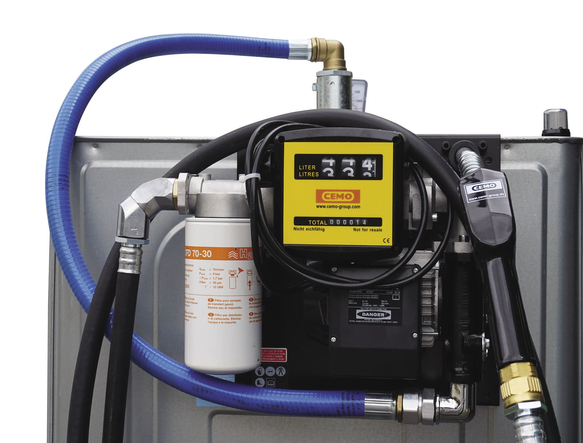 Storage tank - UNI PLATINE - CEMO - distribution / for diesel ...