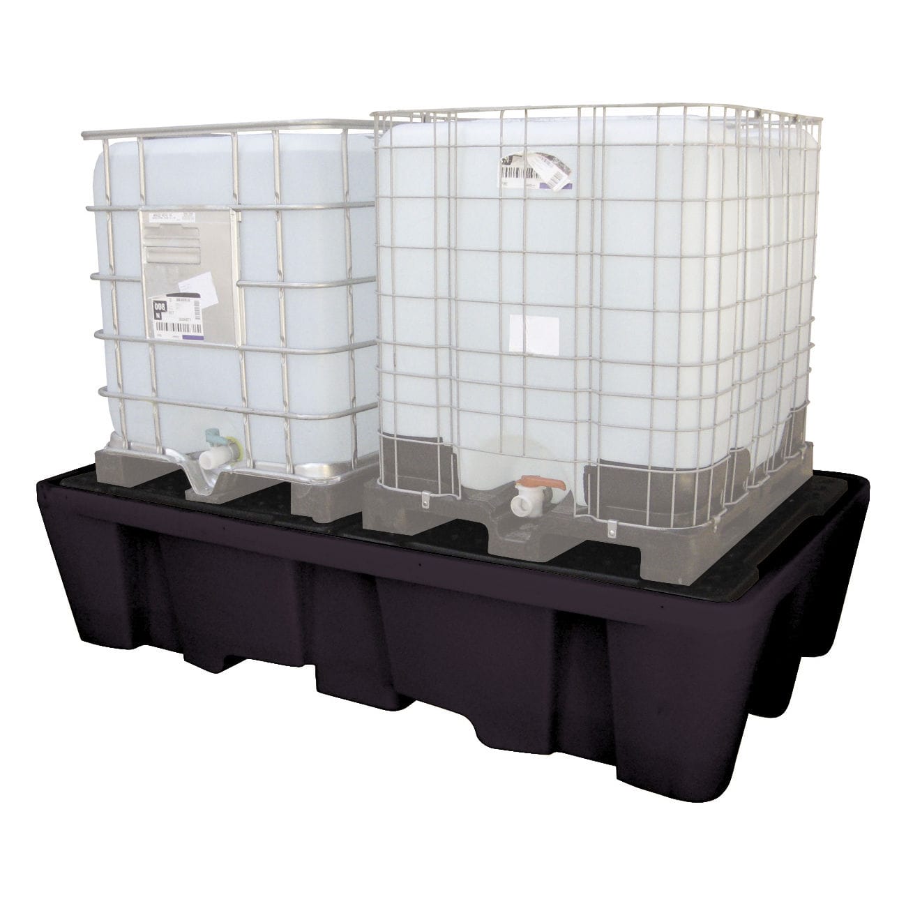 Cubitainer containment bund - CUBI-PE 1200/2 - CEMO - polyethylene ...