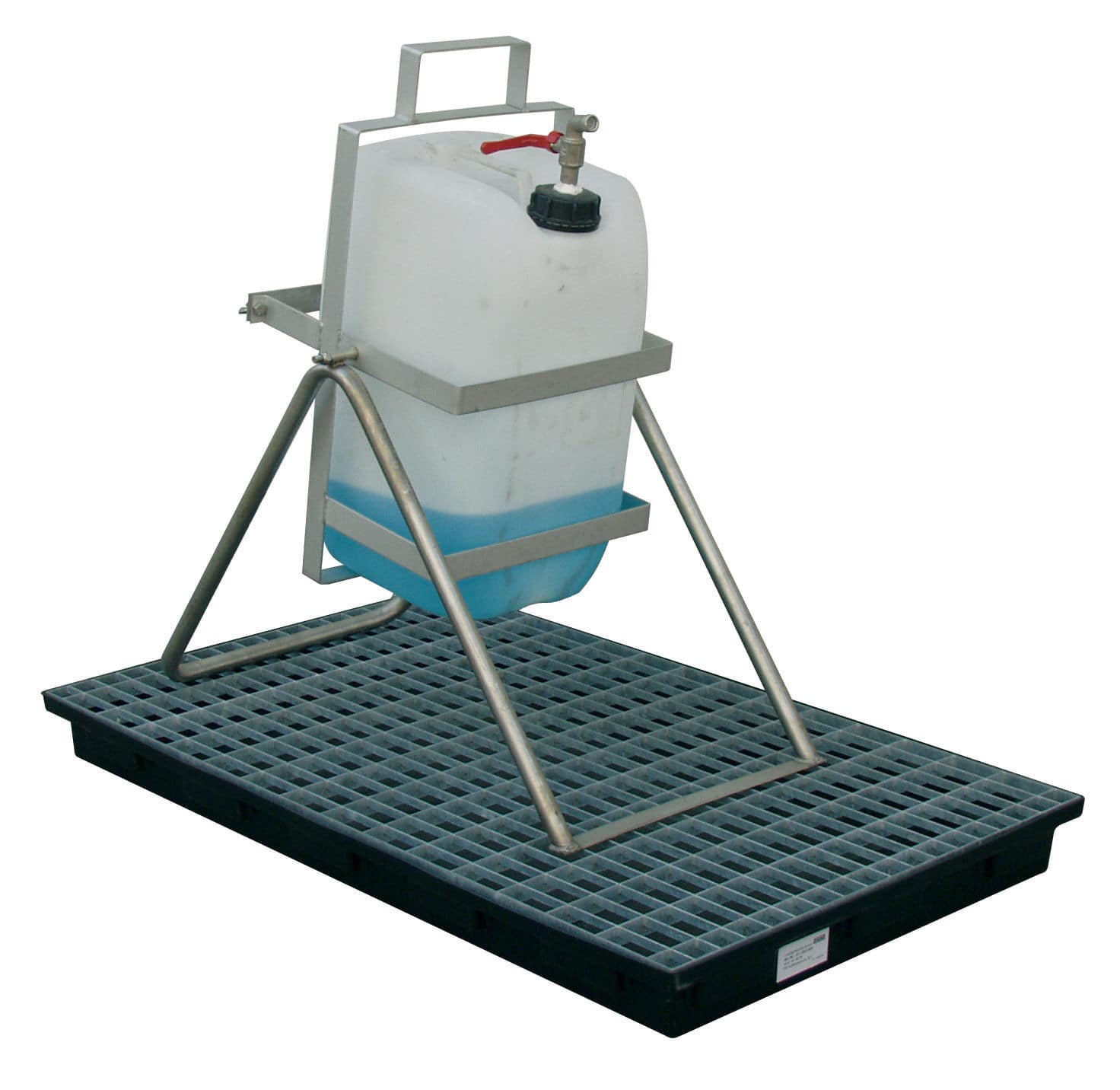 Workshop cart - 8007 - CEMO - stainless steel / for tipping boxes