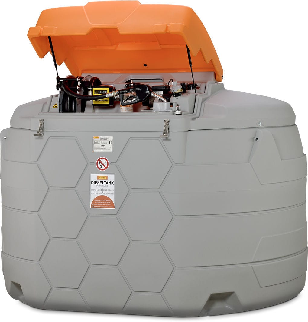 Diesel storage vessel - GO CUBE Premium 5000 l - CEMO - distribution ...