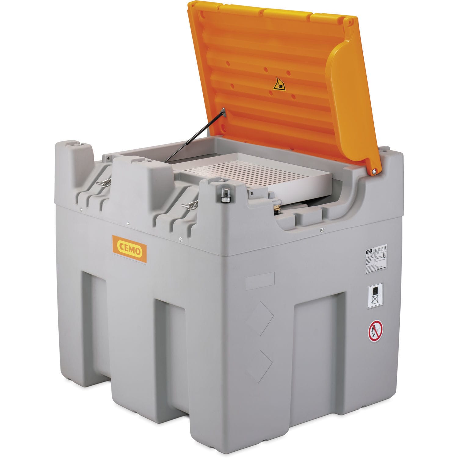 Storage tank - RECUP CUBE 980 - CEMO - for used oil / polyethylene ...