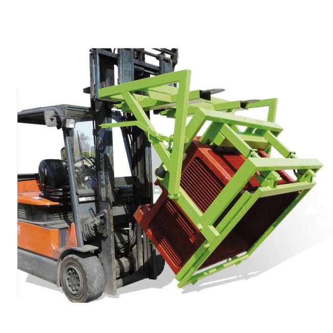 Crate tipping station - RP series - GOUBARD - hydraulic / manual / pallet