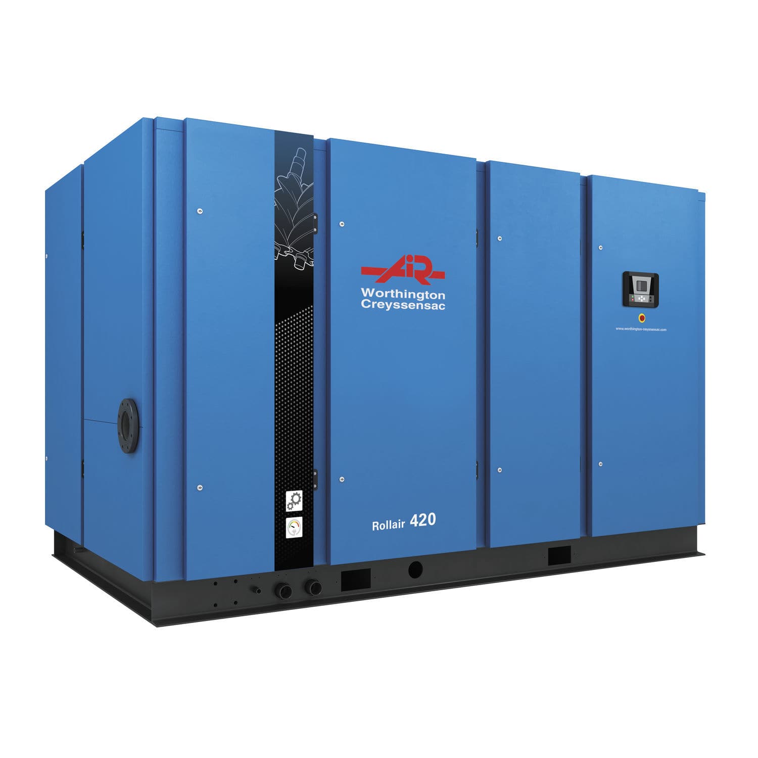 Screw compressor - Rollair 270E-420 - Worthington Creyssenssac - air ...