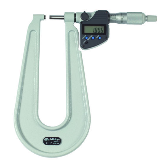 Sheet metal micrometer - 389 series - MITUTOYO - thickness / digital / IP65