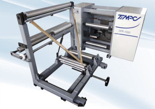 Plastic film folding machine - OPF 1000 - TEMAC - electric / automatic