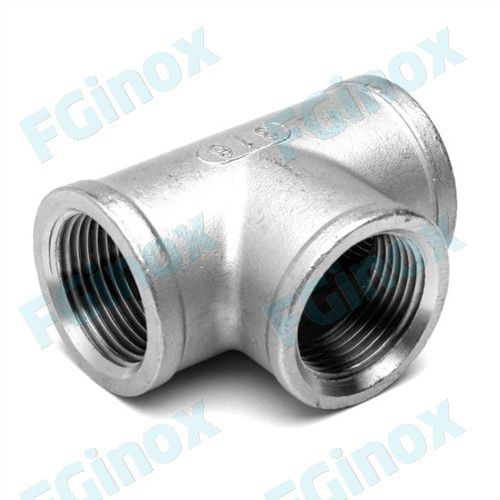 Hydraulic fitting - TE15B - FG INOX - screw-in / T-shaped / stainless steel