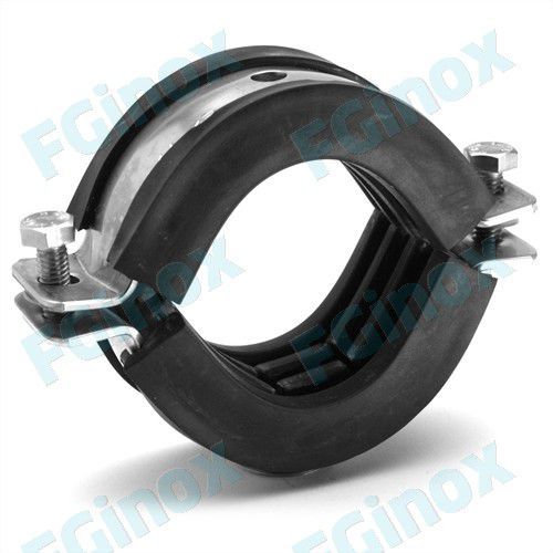 Screw pipe clamp - 2CAA102 - FG INOX - plastic