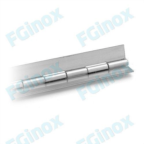 Piano hinge - 2CP20 - FG INOX - stainless steel / weld-on / 180°