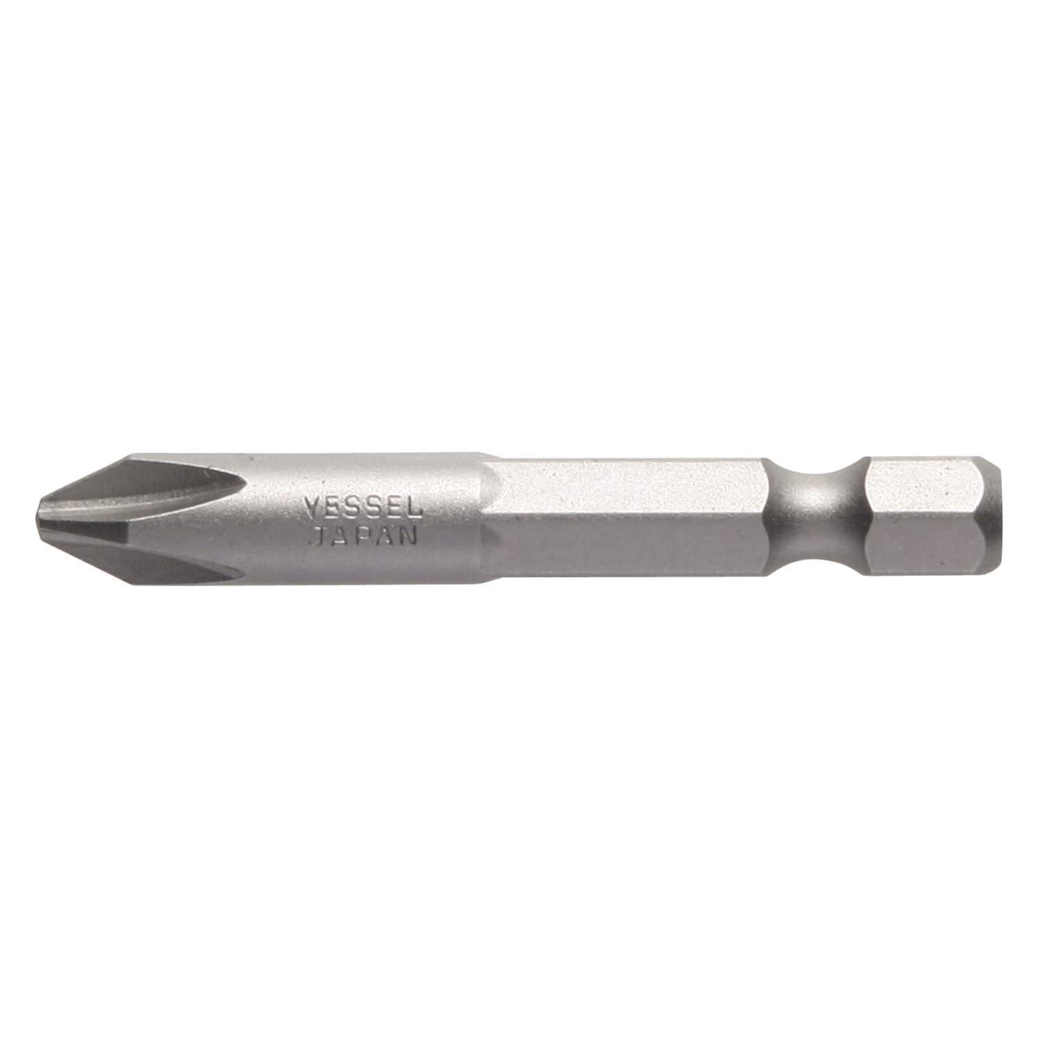 Phillips screwdriver bit - B35 - VESSEL CO., INC. - metal / for power tools