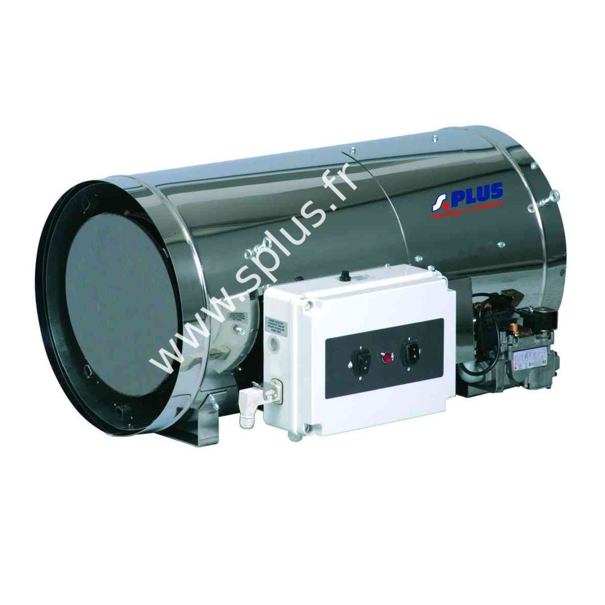 Stationary hot air generator - GGI series - S.PLUS - gas