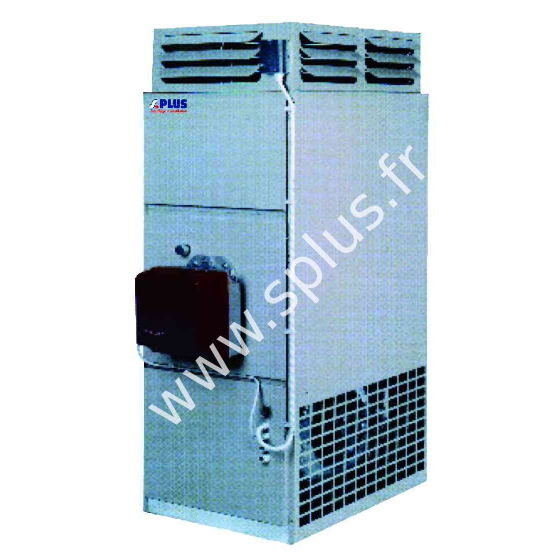 Stationary hot air generator - GECO series - S.PLUS - gas / fuel oil ...