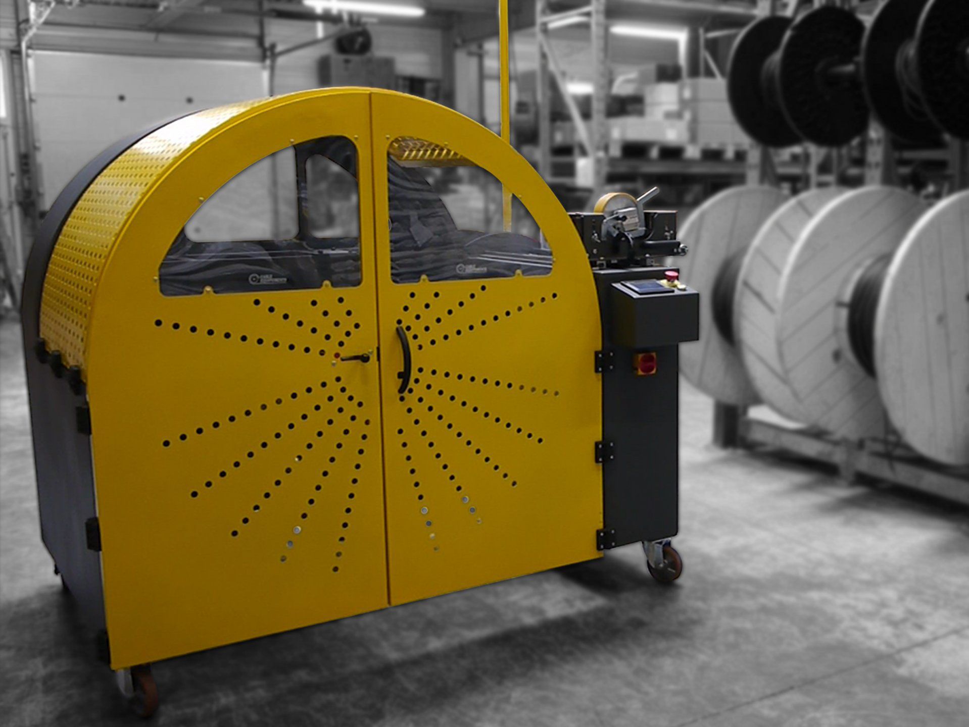 Cable winder - ECO-COCCI - trancannage semi-automatique - CABLE ...