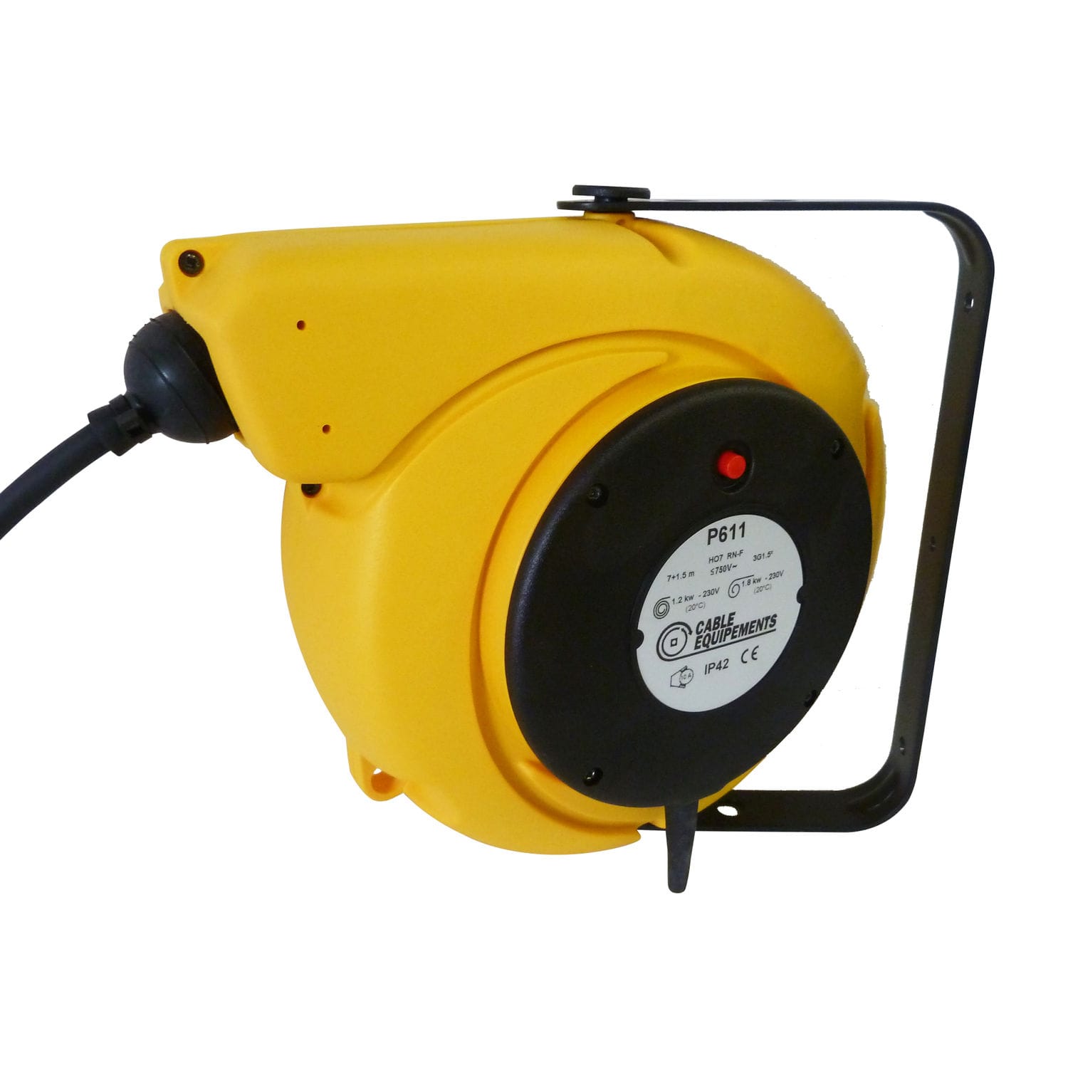 Electric cable reel - PLT 600 - CABLE EQUIPEMENTS - self-retracting ...