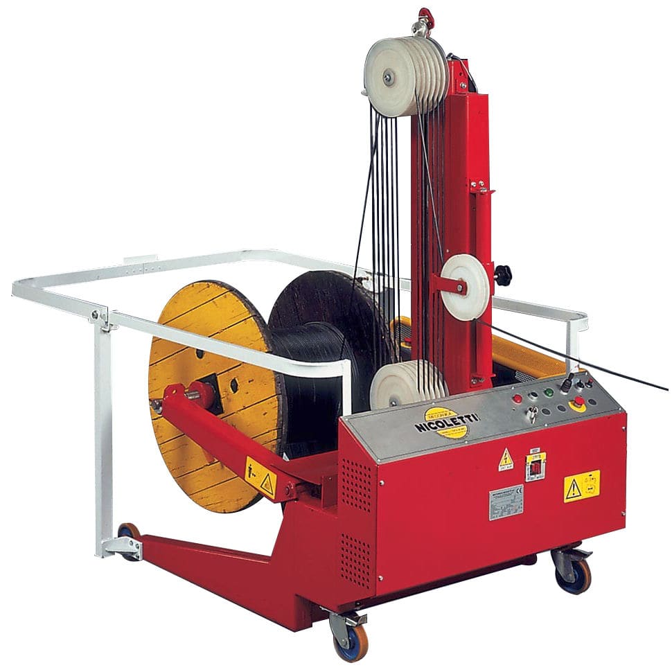 Motorized unwinder - GTSA - CABLE EQUIPEMENTS - cable drum / mobile ...