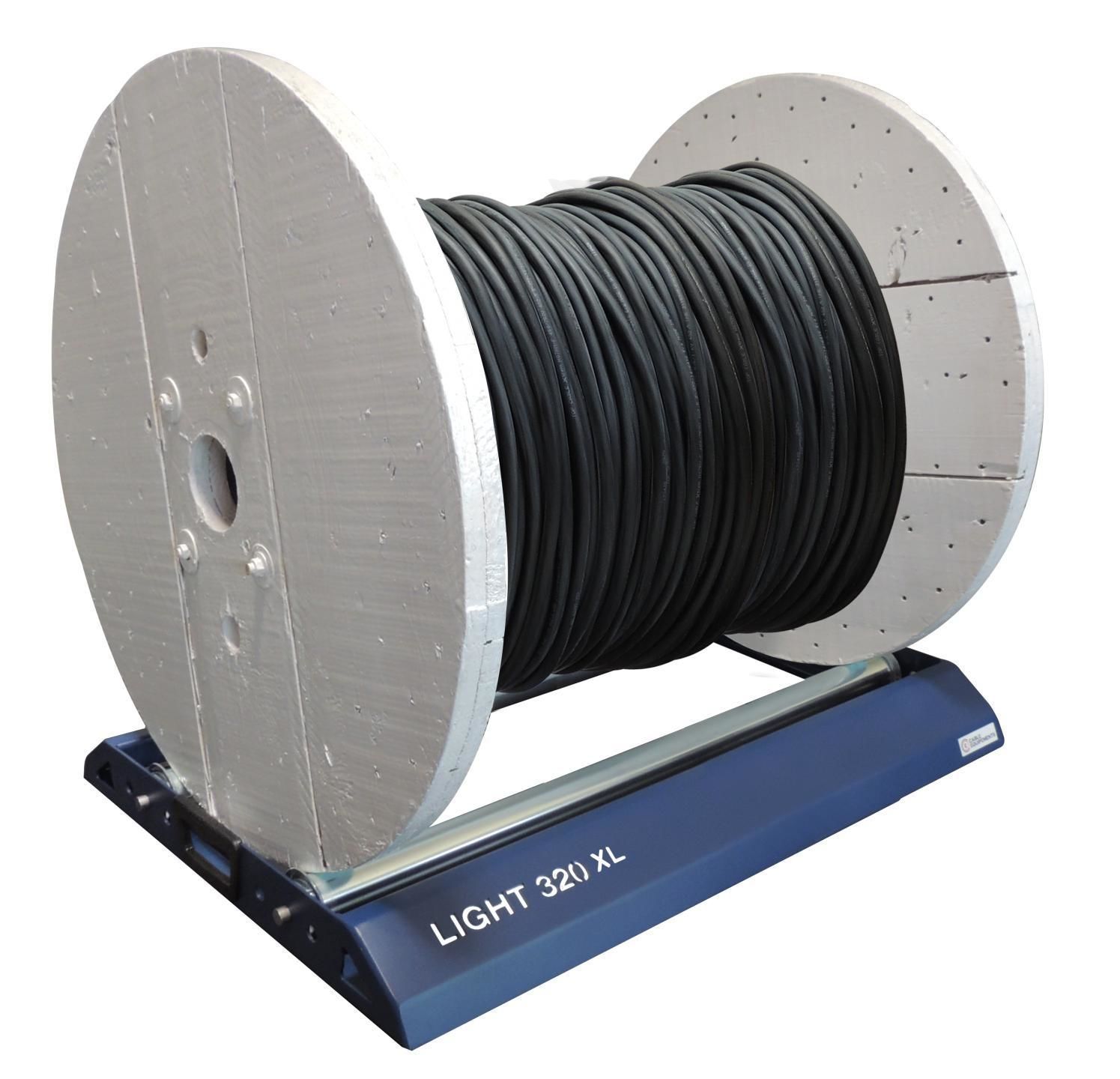 Cable drum unwinder - LIGHT 320 XL - CABLE EQUIPEMENTS