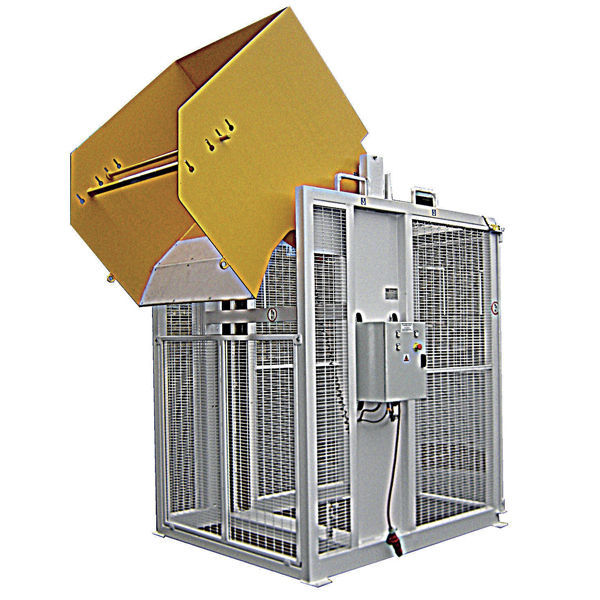 Hydraulic tipping station - EB135 - MANERGO - mechanical / crate / platform