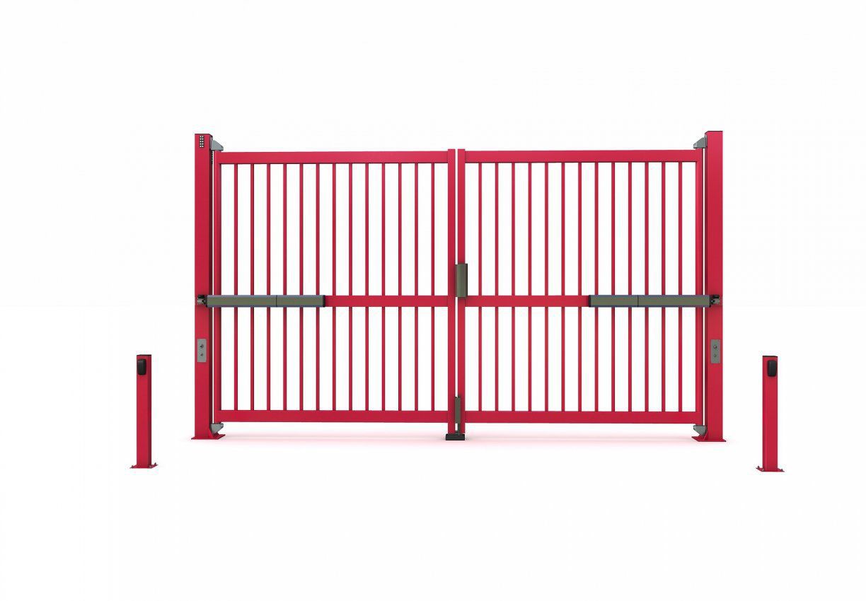 Rotating gate - ALLIX® - DIRICKX - motorized / industrial / safety
