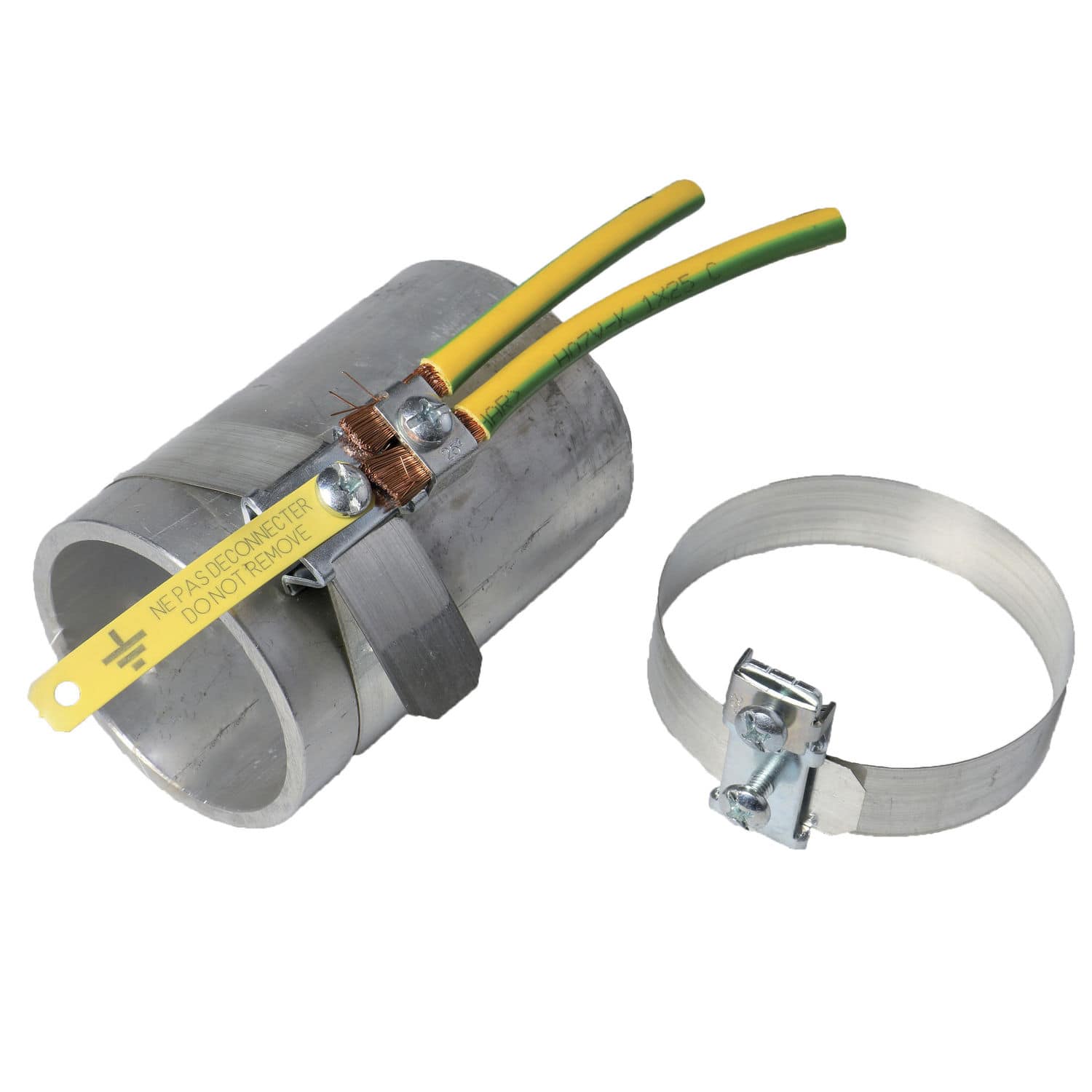 Grounding flange - PLIOTER - SES-STERLING - for pipe / bronze