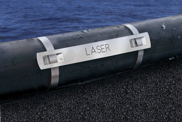 Tamper-evident label - SES-STERLING - stainless steel / engraving / for ...