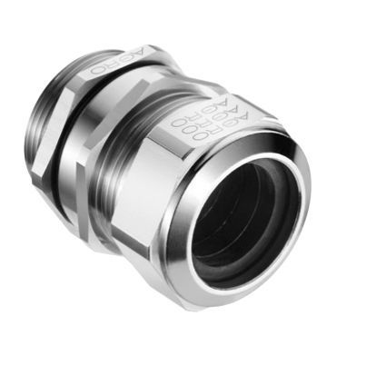 Nickel-plated brass cable gland - CEM - SES-STERLING - IP68 / IP69K