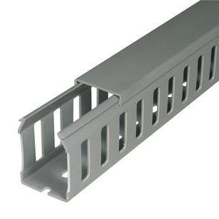 Cabling trunking - GF-DIN-C-A12/8 - SES-STERLING - PVC / grooved / rigid