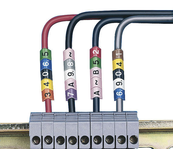 Cable clip - PLIO-V-MARKERS - SES-STERLING - PVC / marking