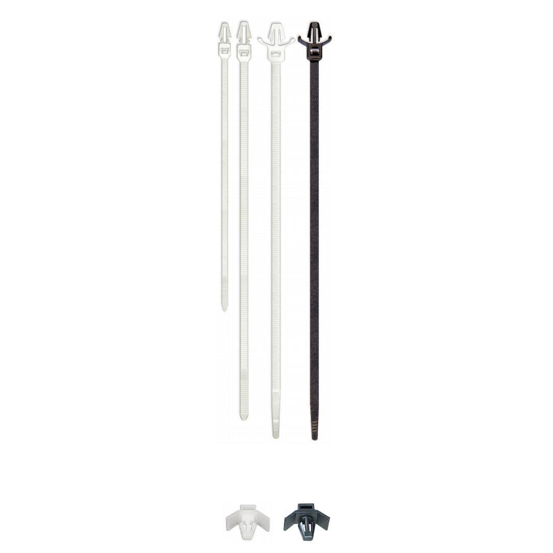 Polyamide cable tie - SES-QUICK - SES-STERLING - with snap-lock mount