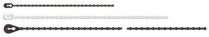 Nylon cable tie - PLIO-GRAINS - SES-STERLING - beaded