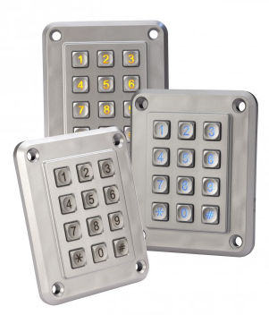 12-key keypad - S series Lite - EOZ - wall-mounted / metal / IP67