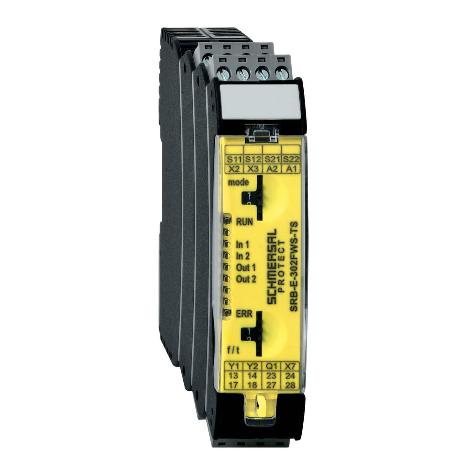 Standstill safety monitor - SRB-E-302FWS-TS - SCHMERSAL - plug-in / DIN ...